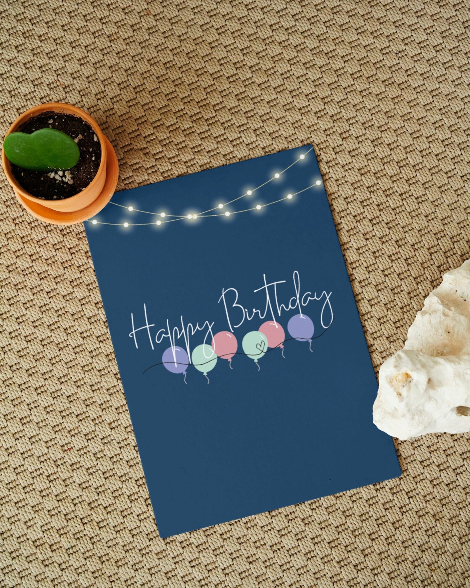 5 Printable Birthday Card Birthday Card Birthday Card Minimalist ...