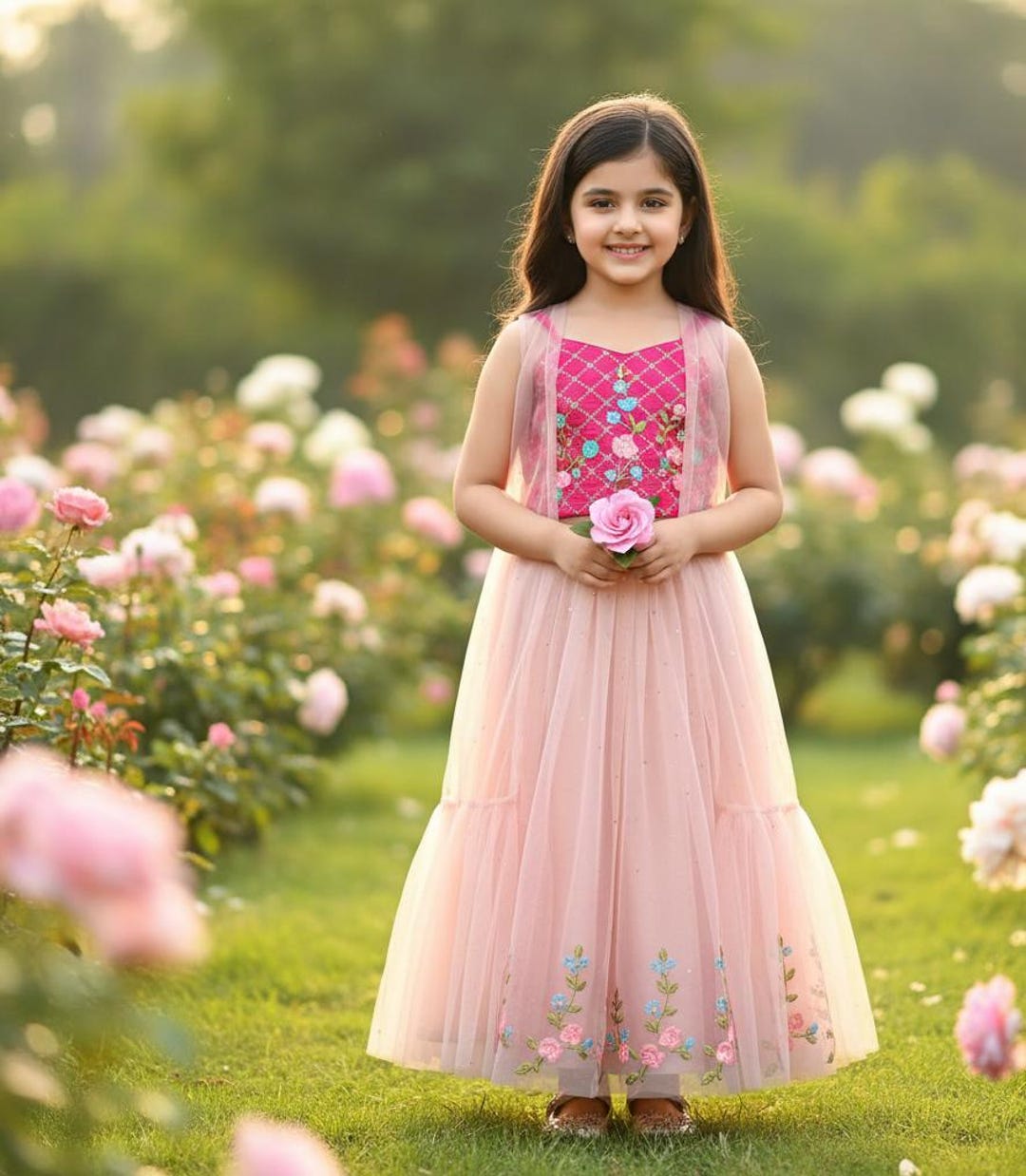 Diwali Girls Lehenga Choli, Indian Kids Girl Dress, Girls Full Stitch ...