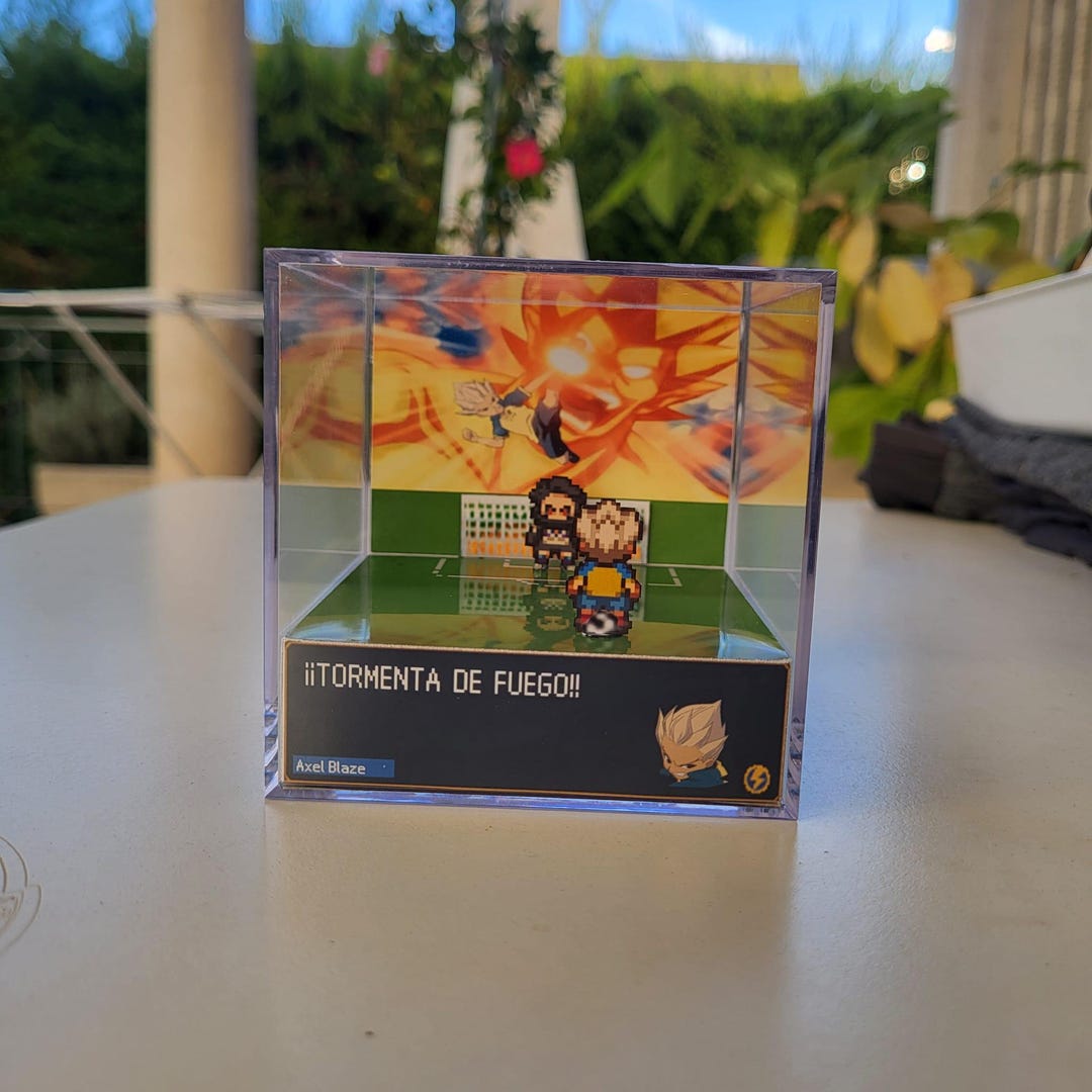 Cubo Inazuma Eleven 3D Tormenta De Fuego Diorama Inazuma Eleven 3D ...