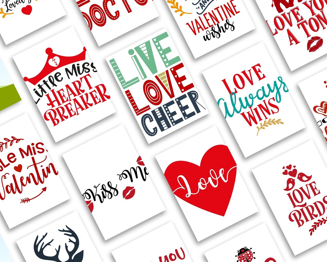 VALENTINE MEGA BUNDLE, 100 Designs, Valentine Art Bundle, Valentines ...