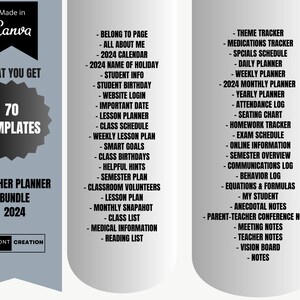 TEACHER PLANNER TEMPLATE 2024 - Etsy