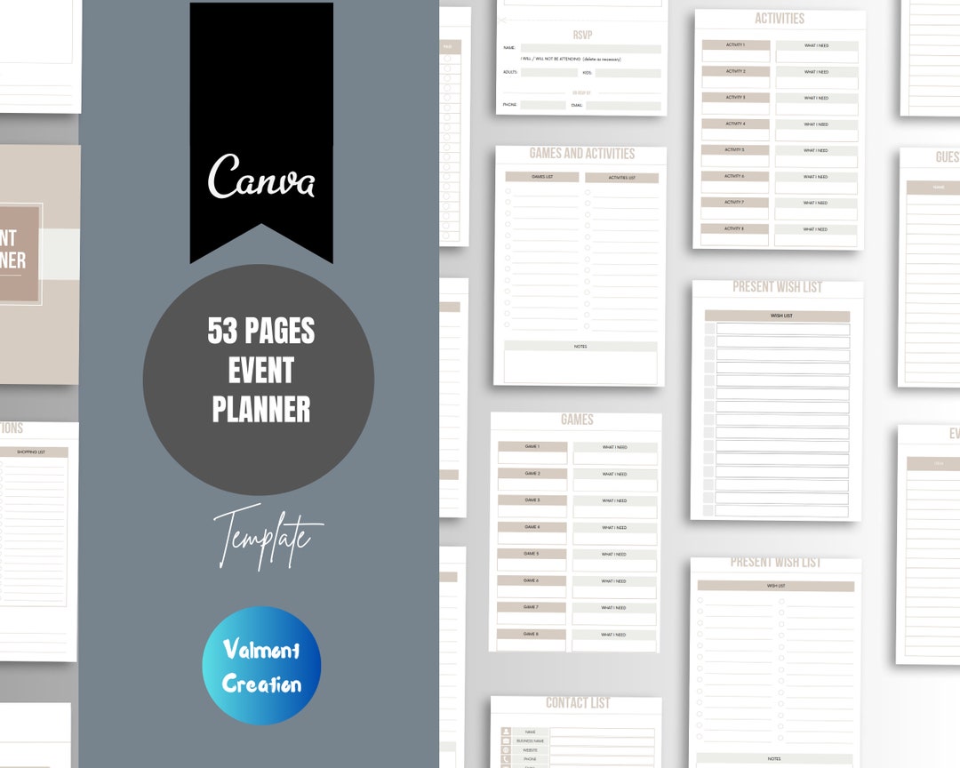 EVENT PLANNER - Etsy