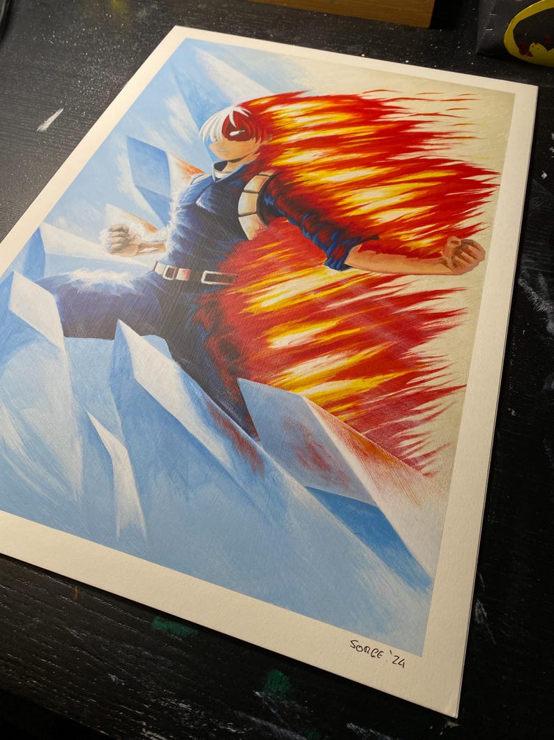 Shoto Todoroki From My Hero Academia - Etsy