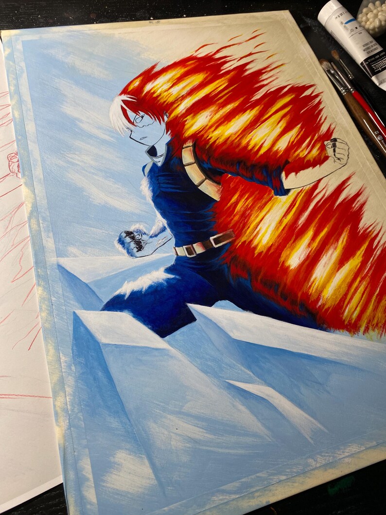 Shoto Todoroki From My Hero Academia - Etsy