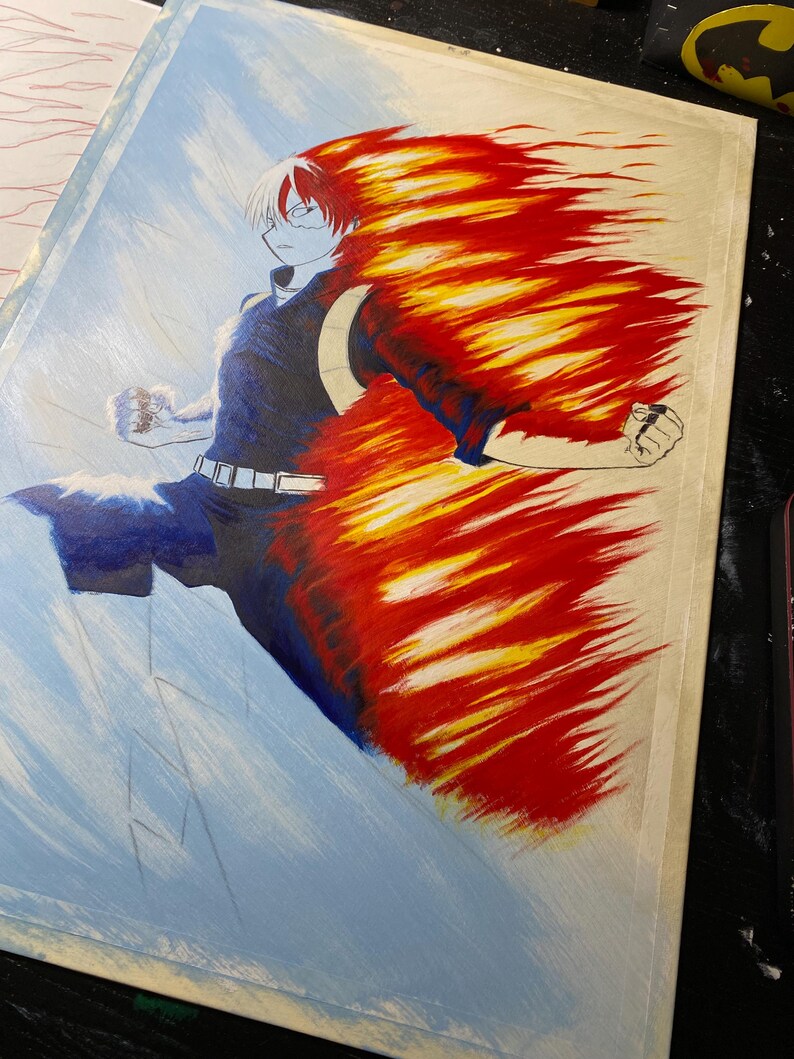 Shoto Todoroki From My Hero Academia - Etsy