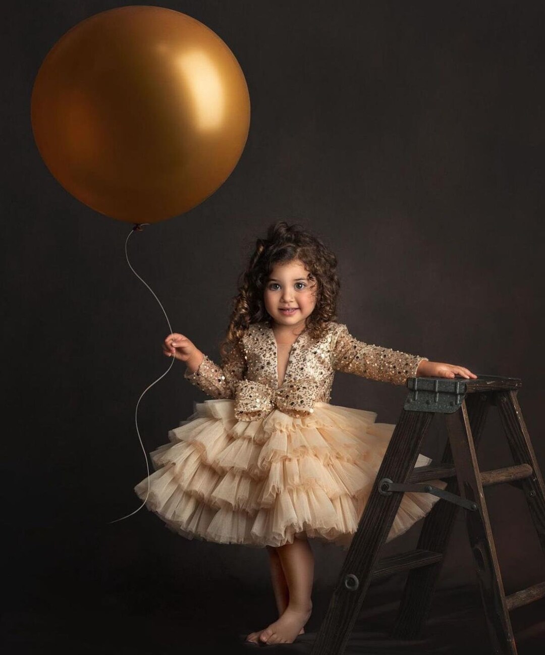 Birthday Tutu Dress, Baby Prom Dress Ball Gown Toddler First Birthday ...