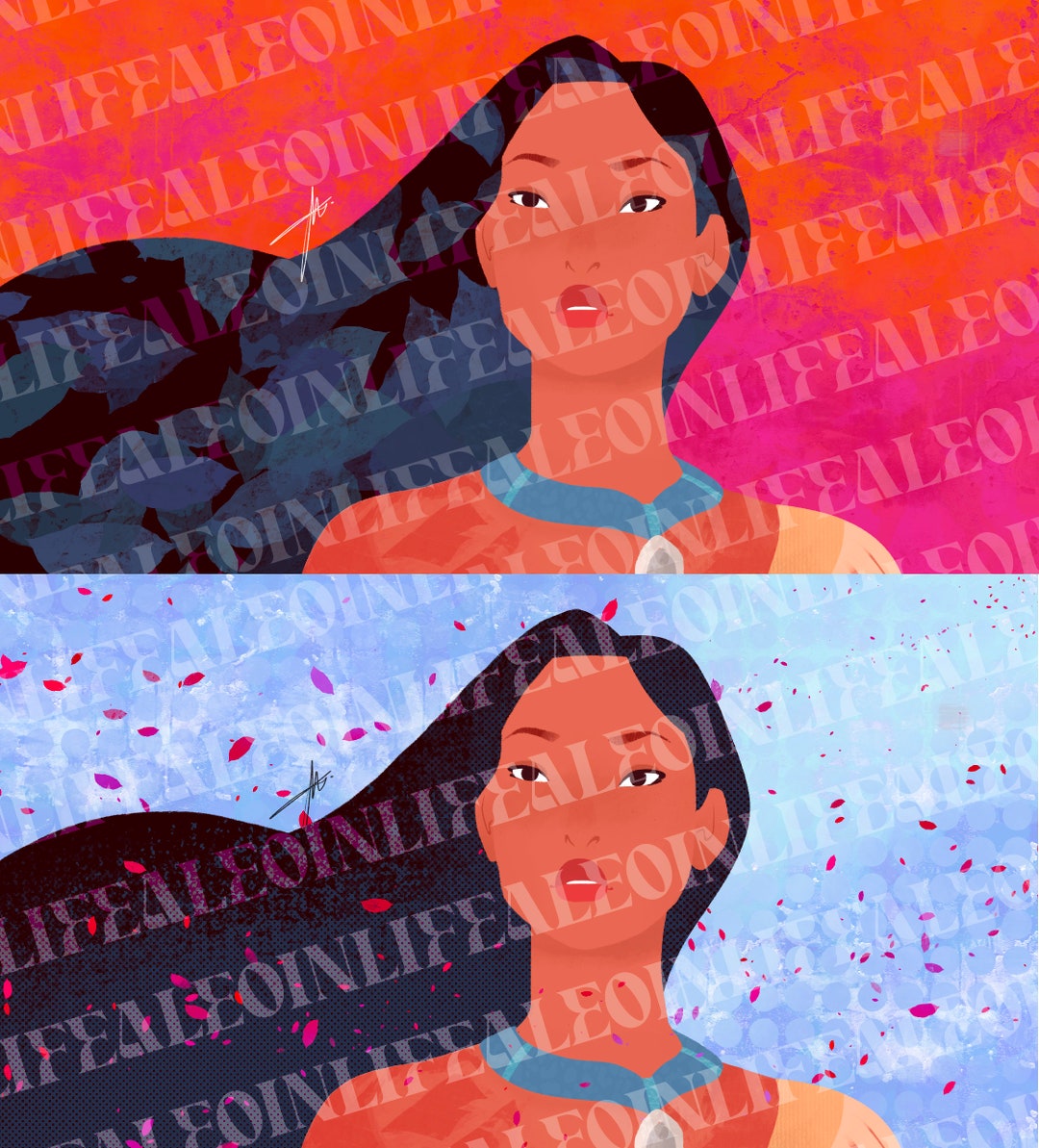 Disney's Pocahontas DIGITAL Art - Etsy