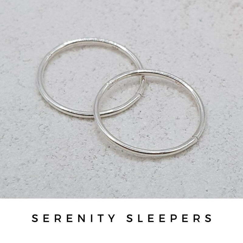 Silver Sleepers - Etsy