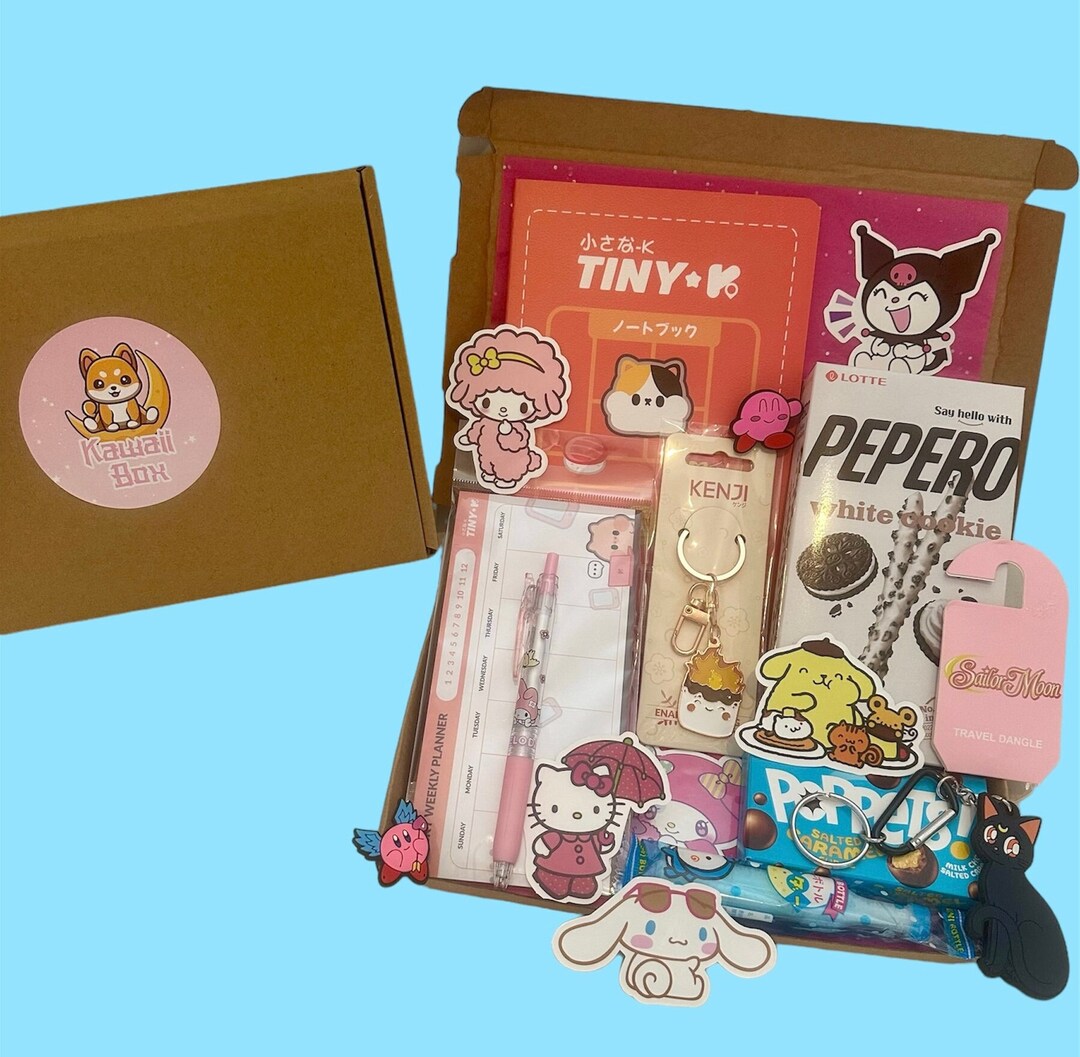 Kawaii Mystery Gift Box, Fun Size Kawaii Letterbox Gift, Mystery Box ...
