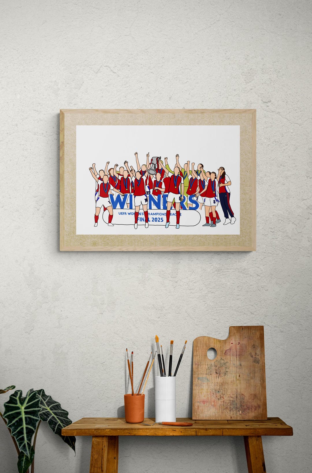 Arsenal Women UWCL Champions Digital Download Print - Etsy