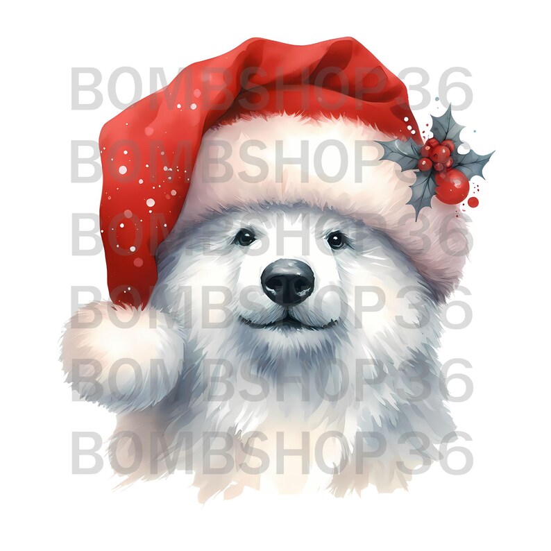 5 Cute Christmas Polar Bear PNG, Christmas Bear Ornaments, Bear With ...