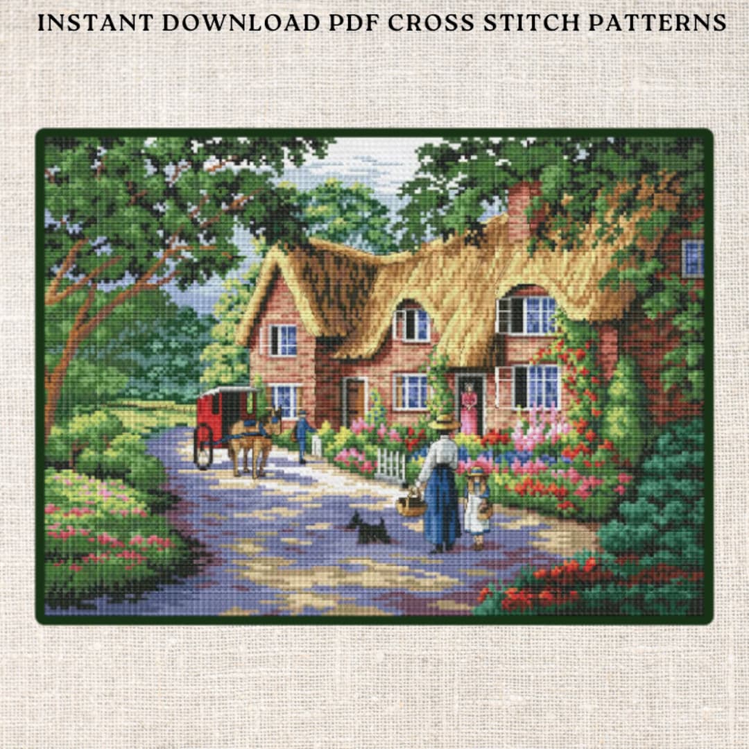 Cross Stitch PDF Pattern Cross Stitch Pattern Pdf Instant Download ...