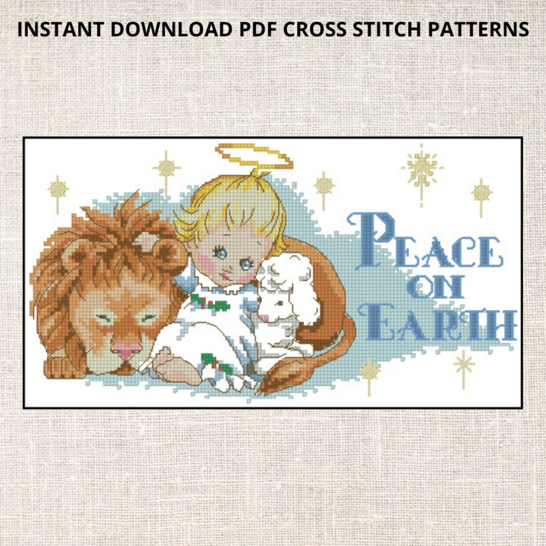 Cross Stitch PDF Pattern Cross Stitch Pattern Christmas Cross Stitch ...