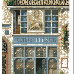 Cross Stitch PDF Pattern Flower Shop Cross Stitch Pattern PDF Instant ...
