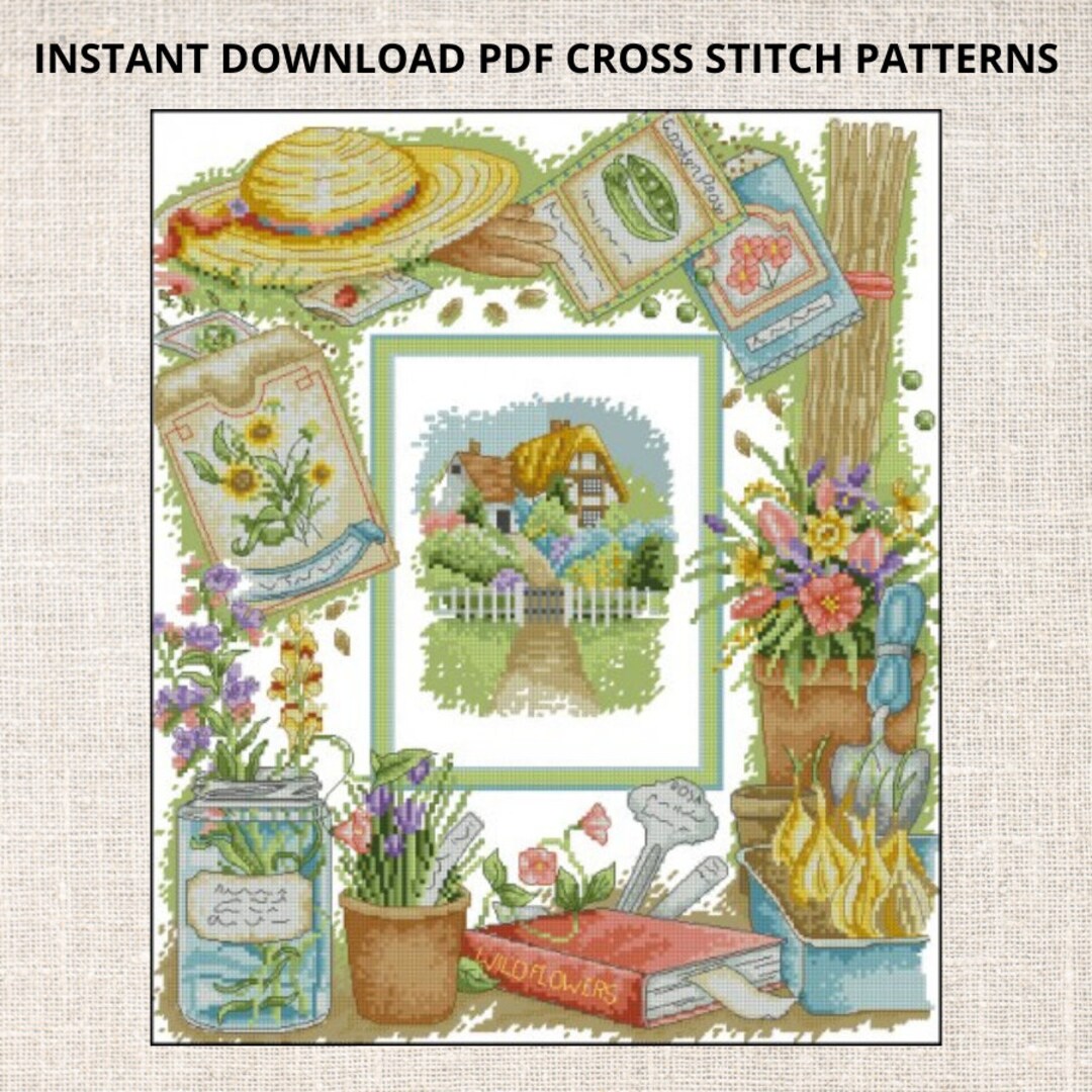 Cross Stitch PDF Pattern Cross Stitch Sampler Cross Stitch Pattern ...
