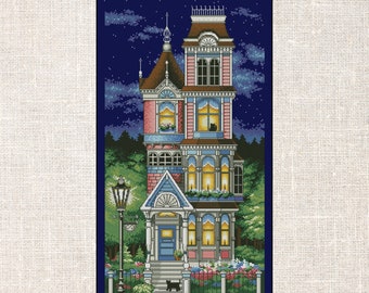 Cross Stitch PDF Pattern Sweetheart's Gate Cross Stitch Pattern Instant ...