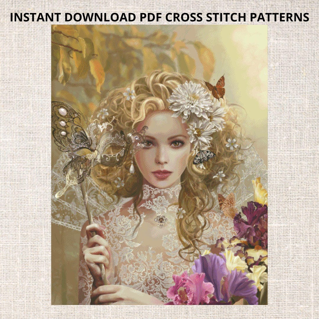Deidre Cross Stitch PDF Pattern Charmed Cross Stitch Pattern PDF ...