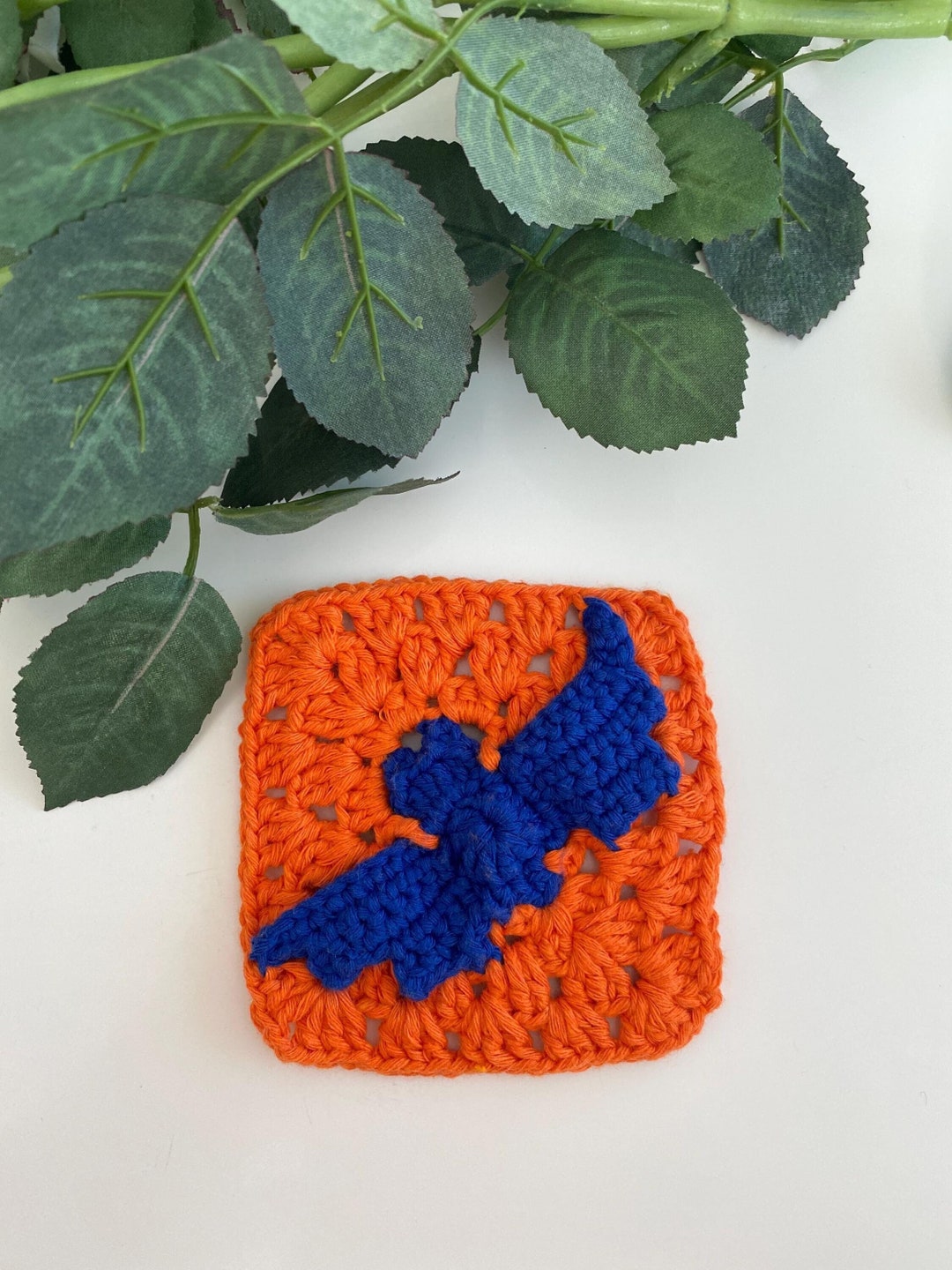 Bat Granny Square Crochet Pattern for a Creepy Halloween Project ...