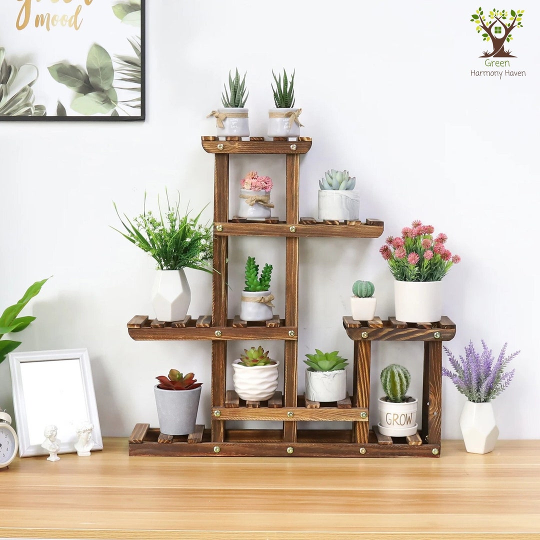 Plant Stand, Displaying Shelves Rack for Succulents, Pots Holder, 6 ...