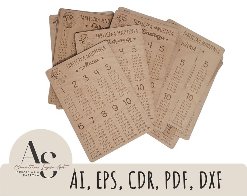 Wooden Multiplication Table LEARNING ASSISTANCE for Students SCHOOL ...