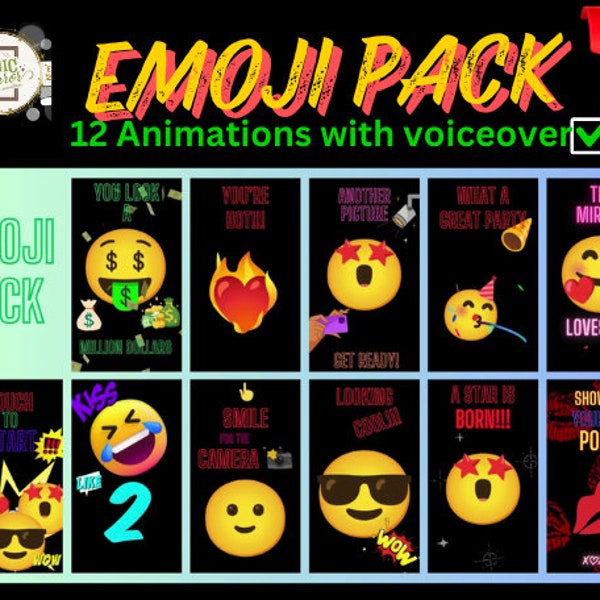 Emoji Photo Booth - Etsy