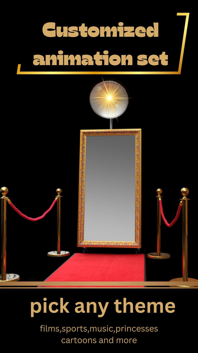 Customized Photo Booth Animations Set - Etsy