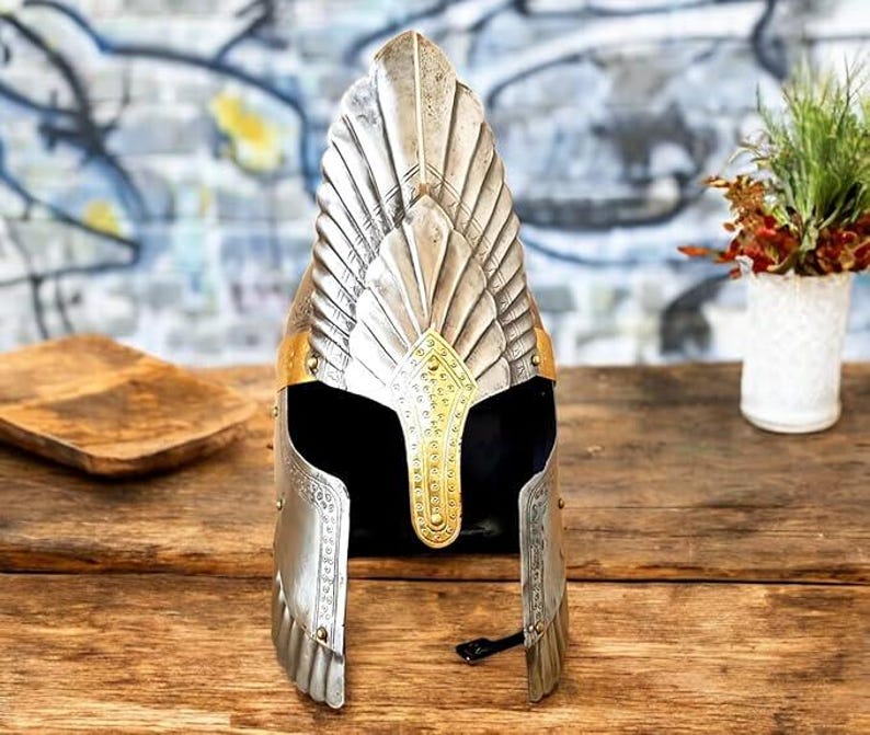 Winged Hussar Helmet: Wearable Medieval Knight Armor, Cosplay LARP Prop ...