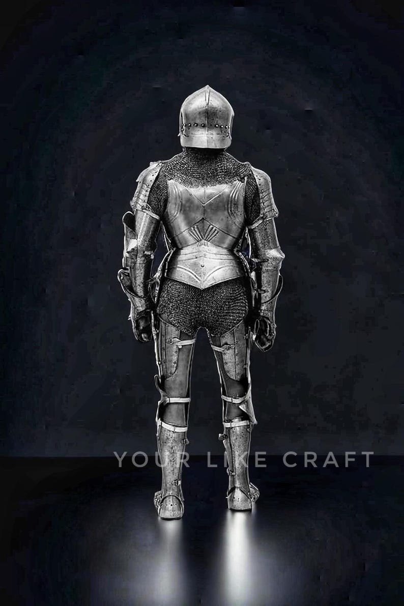Full Wearable Medieval Knight Armour Suit-handcrafted Steel Cosplay ...