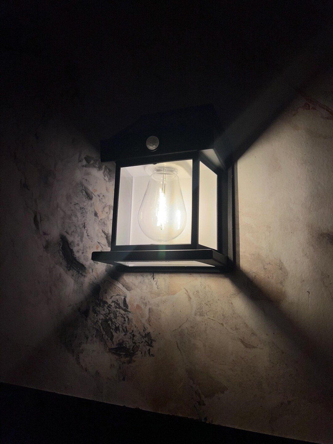 Solar Wall Lamp Outdoor Indoor | Wireless Motion Sensor Light ...