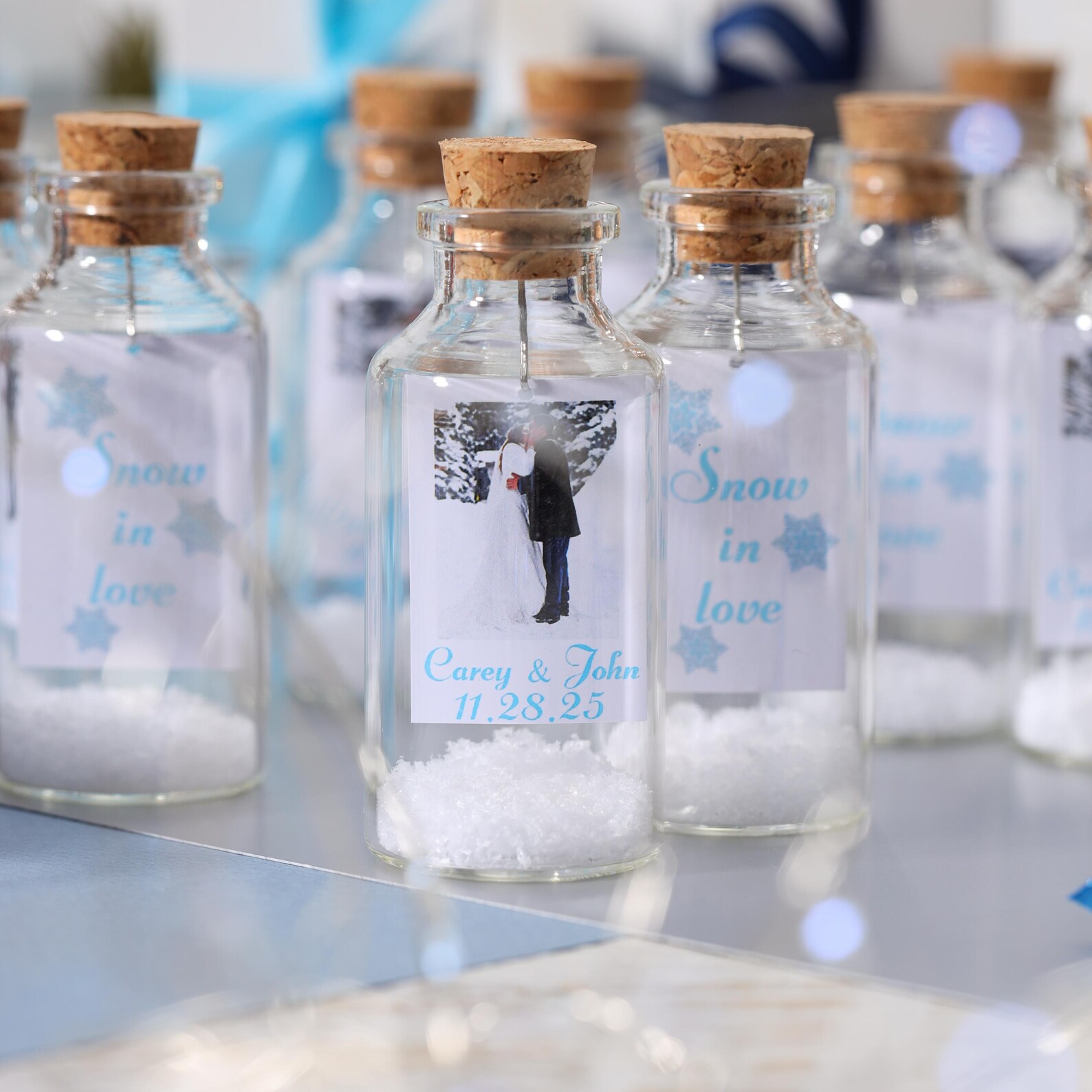 Tis the Season to Be Married Photo Favors, Thank You Gift for Guests ...