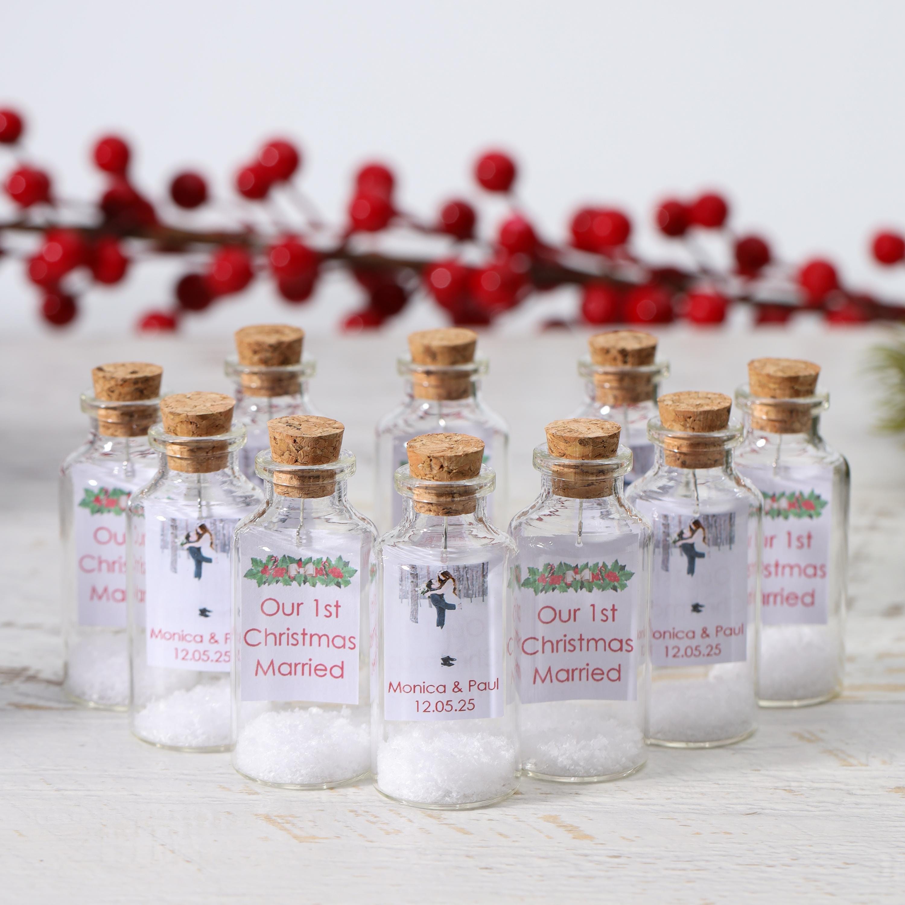 Tis the Season to Be Married Photo Favors, Thank You Gift for Guests ...