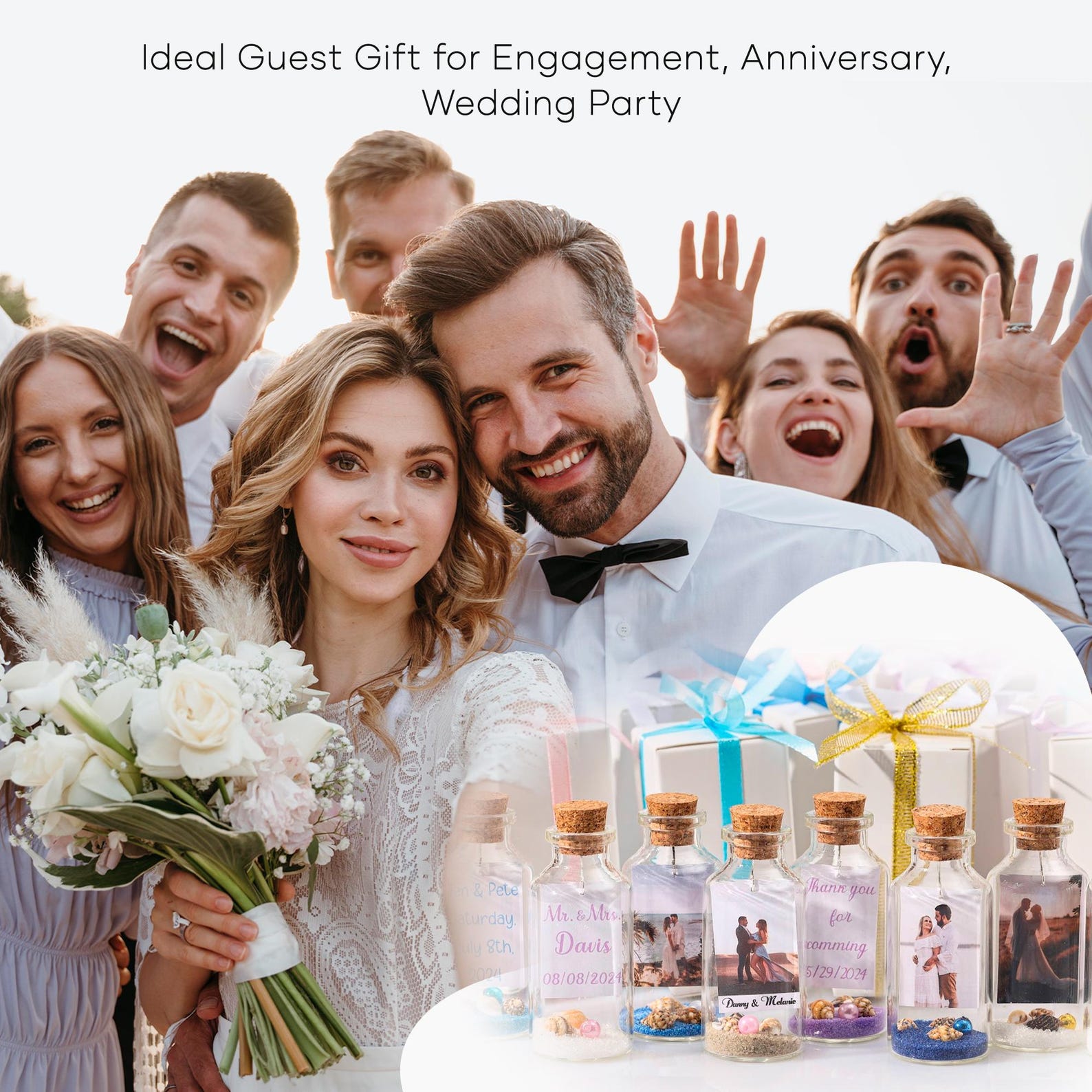 Bulk Nautical Wedding Keepsake - 50 PCS Photo Party Favors ...