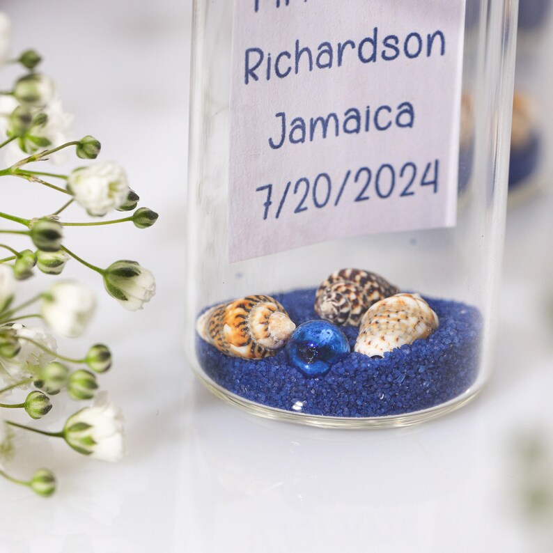 Personalized Blue Sand Favors - Unique Bachelorette Party Souvenir ...