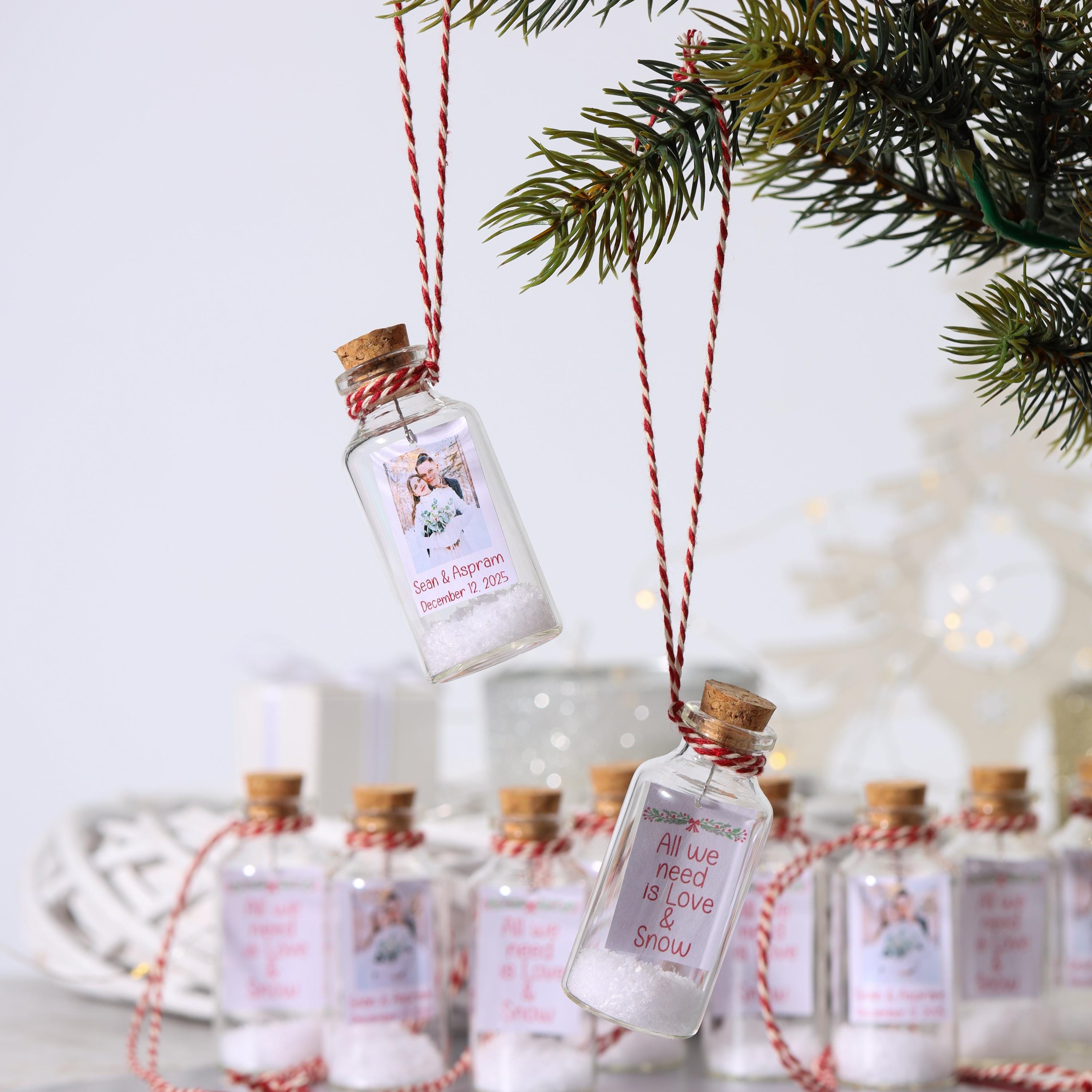 Tis the Season to Be Married Photo Favors, Thank You Gift for Guests ...