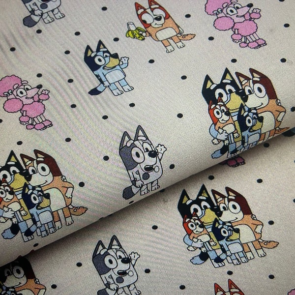 Bluey Fabric by the Yard - Etsy