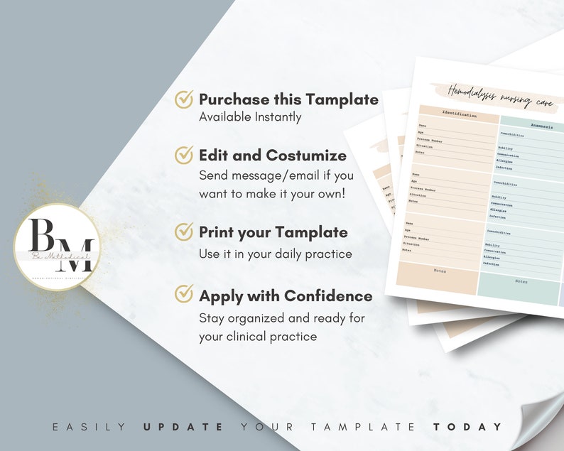 Hemodialysis Nursing Note Template: Nursing Report Sheet, Beautiful ...