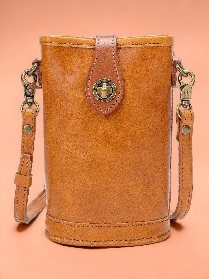 Women Leather Crossbody Phone Bags Small Shoulder Bags Lady Handbag Mobile Phone Bag Pouch