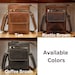 Mens Leather Crossbody Phone Bags Small Shoulder Bags Mens Waist Bag ...