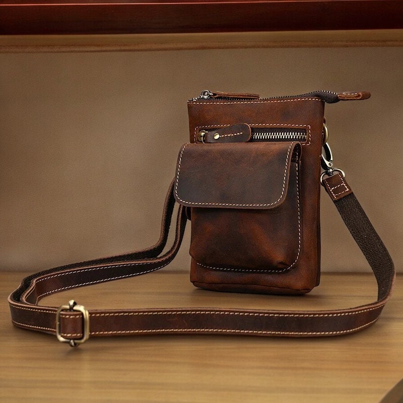 Mens Phone Shoulder Bag - Etsy