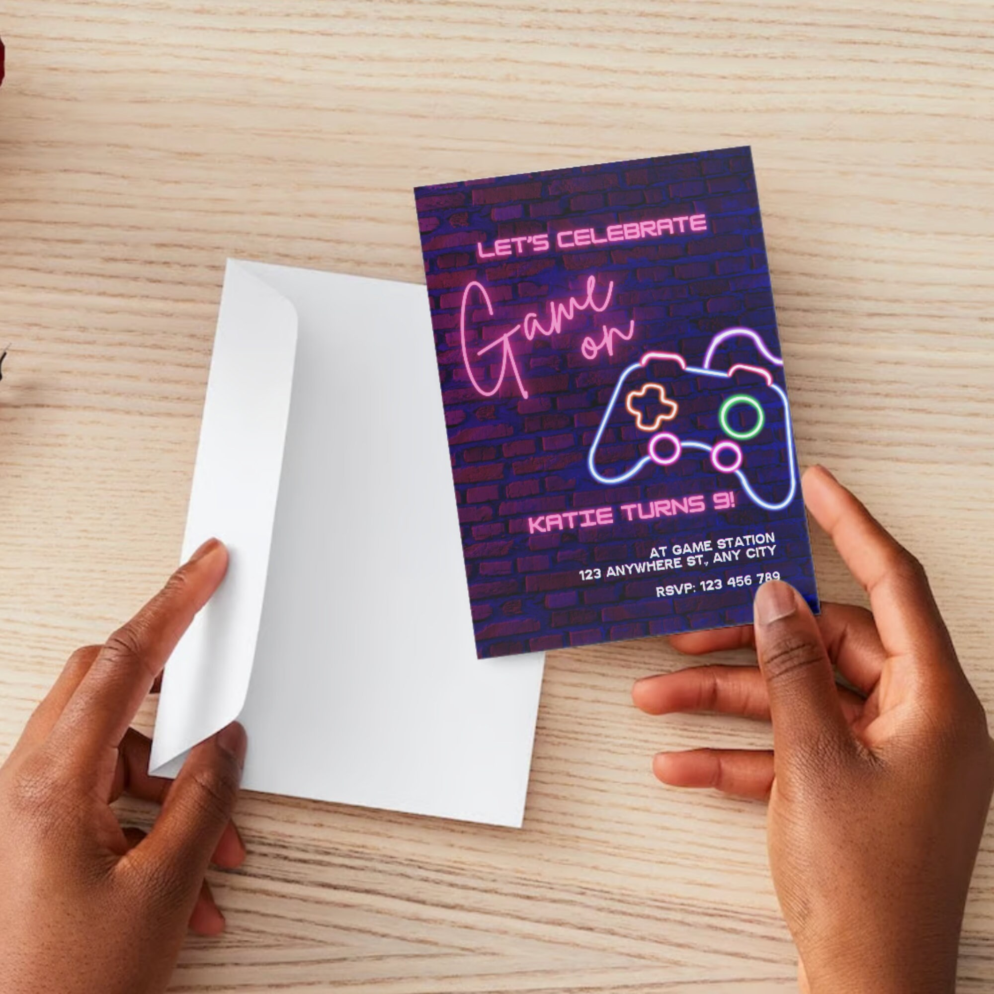 Video Game Party Invitation, Gaming Invite, Editable Level up Birthday ...