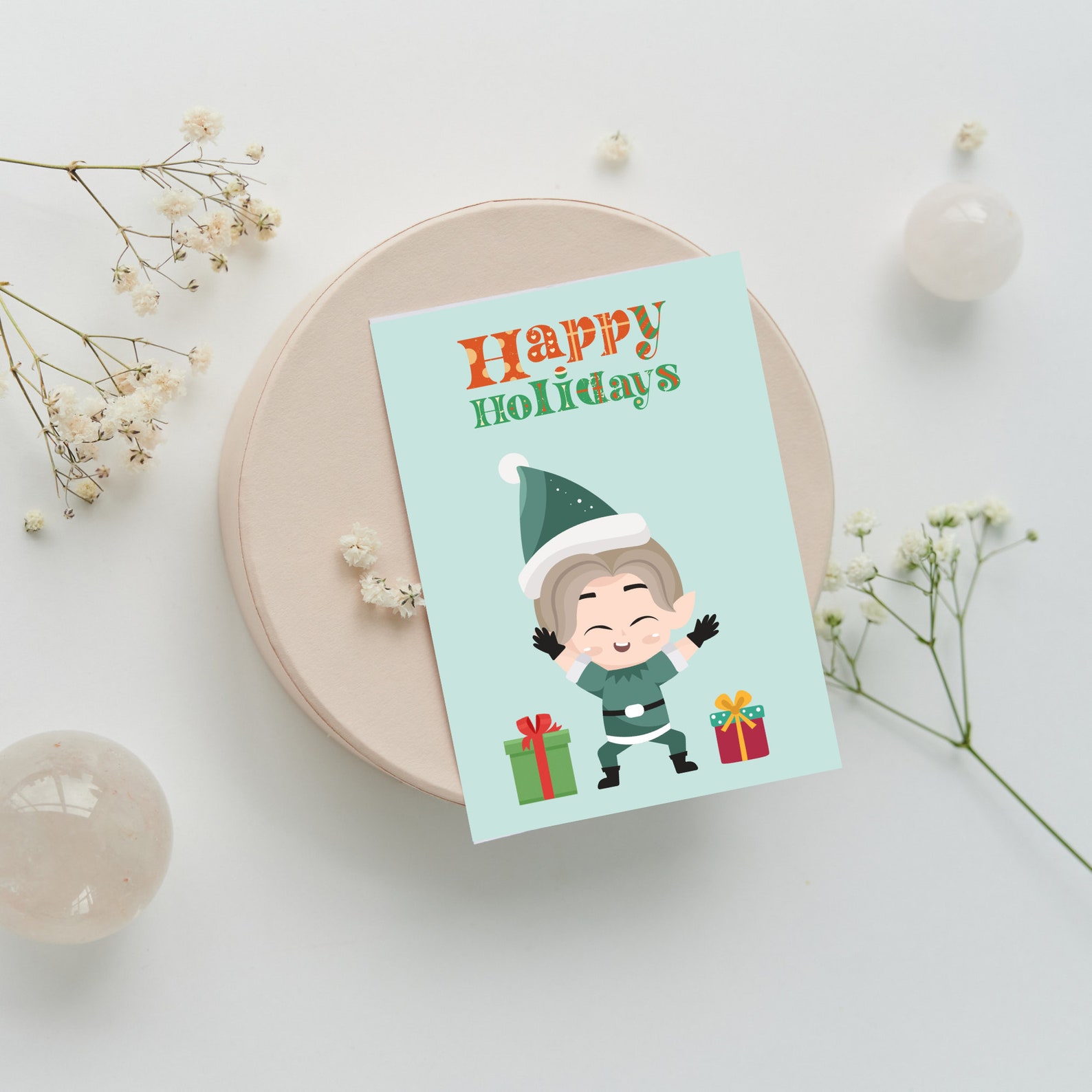 Cute Christmas Card Bundle Printable - Etsy