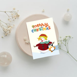 Cute Christmas Card Bundle Printable - Etsy