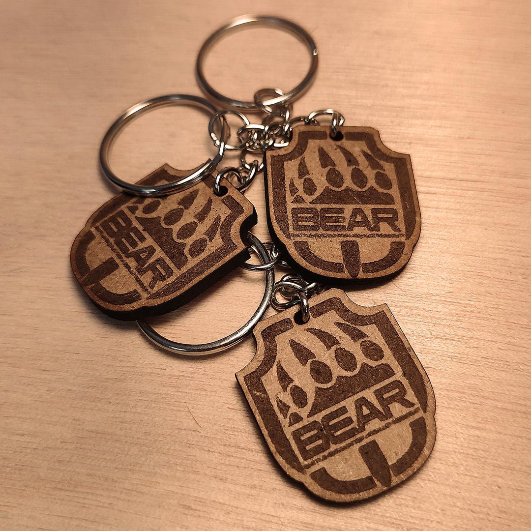 Escape From Tarkov Bear Wooden Keychain - Etsy