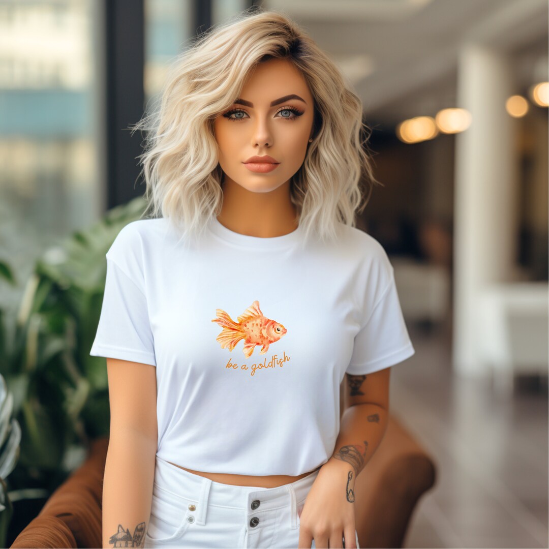 Goldfish Shirt, Be A Goldfish Shirt, Happiest Animal on Earth, Lasso ...