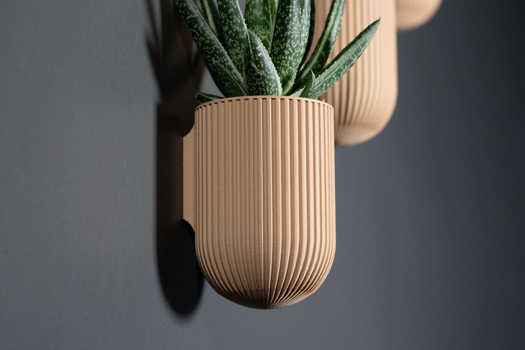 Wall Mounted Planter the Ira Plant Pot Flower Pot Wall Mounted - Etsy