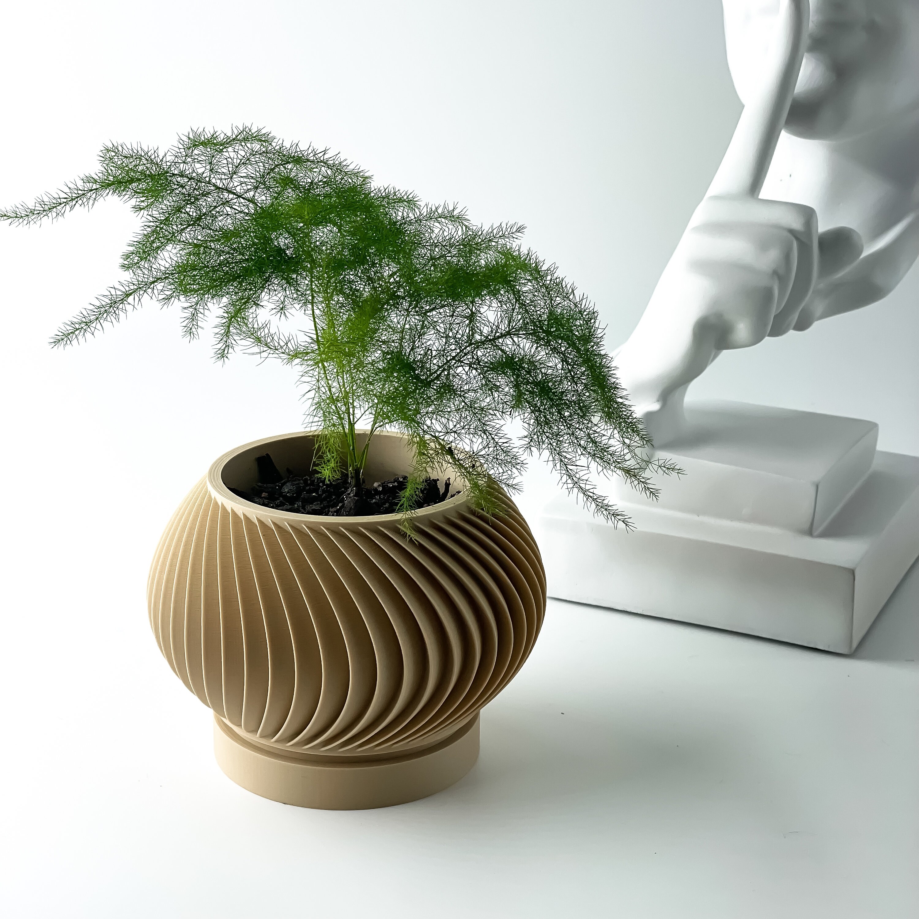 Indoor Planter Pot With Drainage Unique Geometric 3D Printed Planter ...