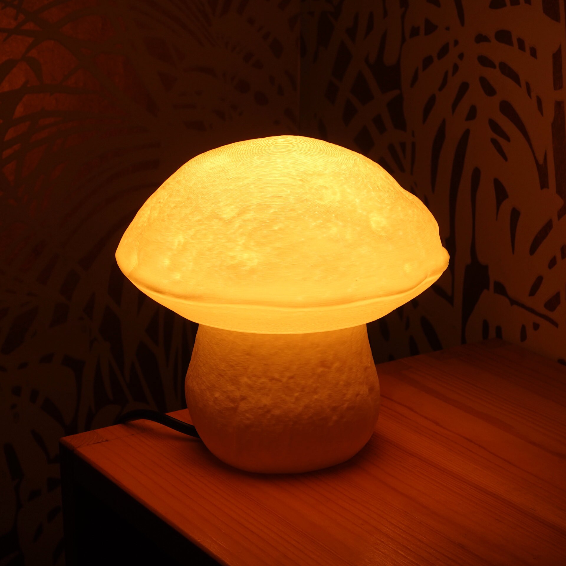 Table Lamp Mushroom “edulis Fungus” Organic | Bedroom Lamp | Table Lamp ...