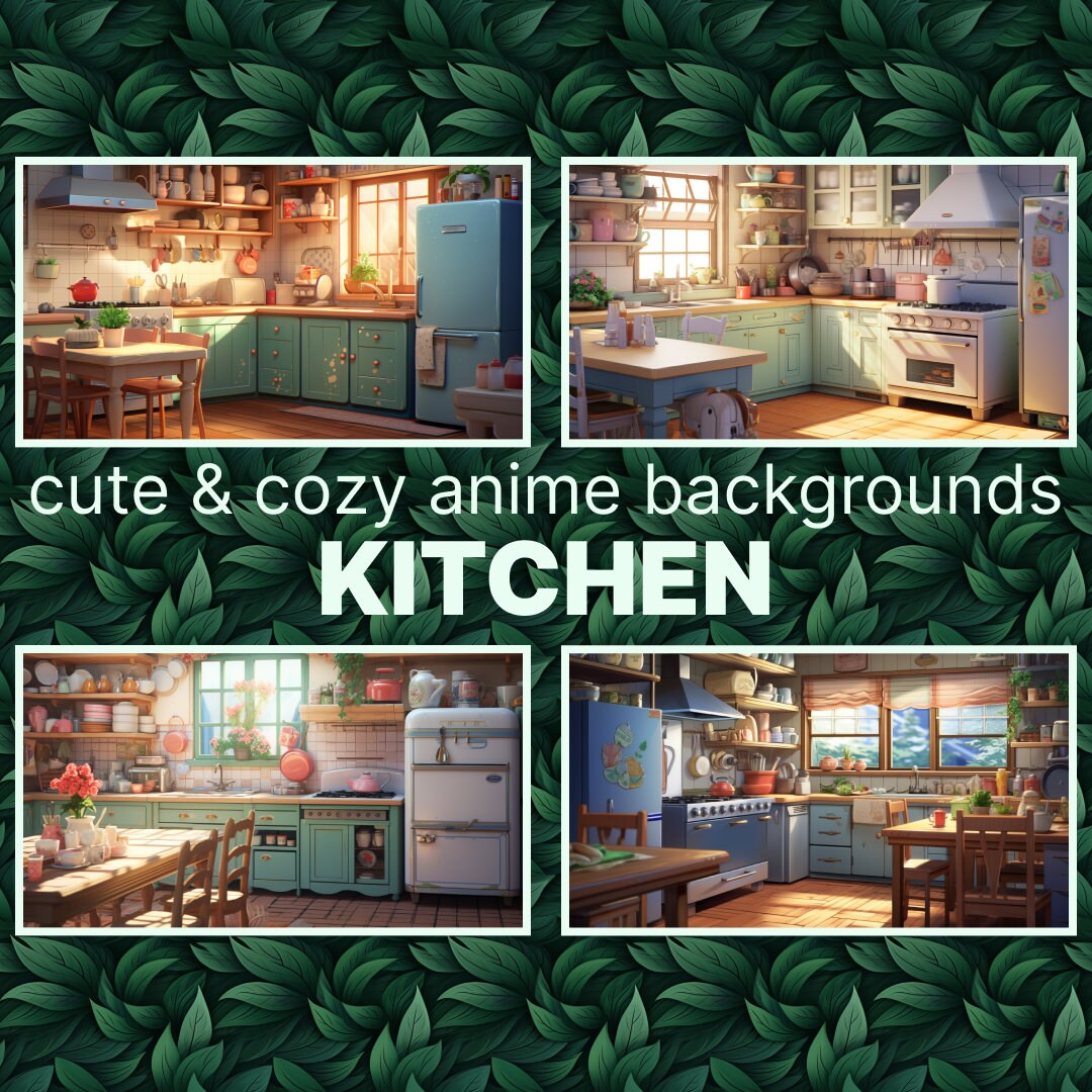 Vtuber Kitchen Backgrounds Cute Cozy Vtuber Stream Design - Etsy