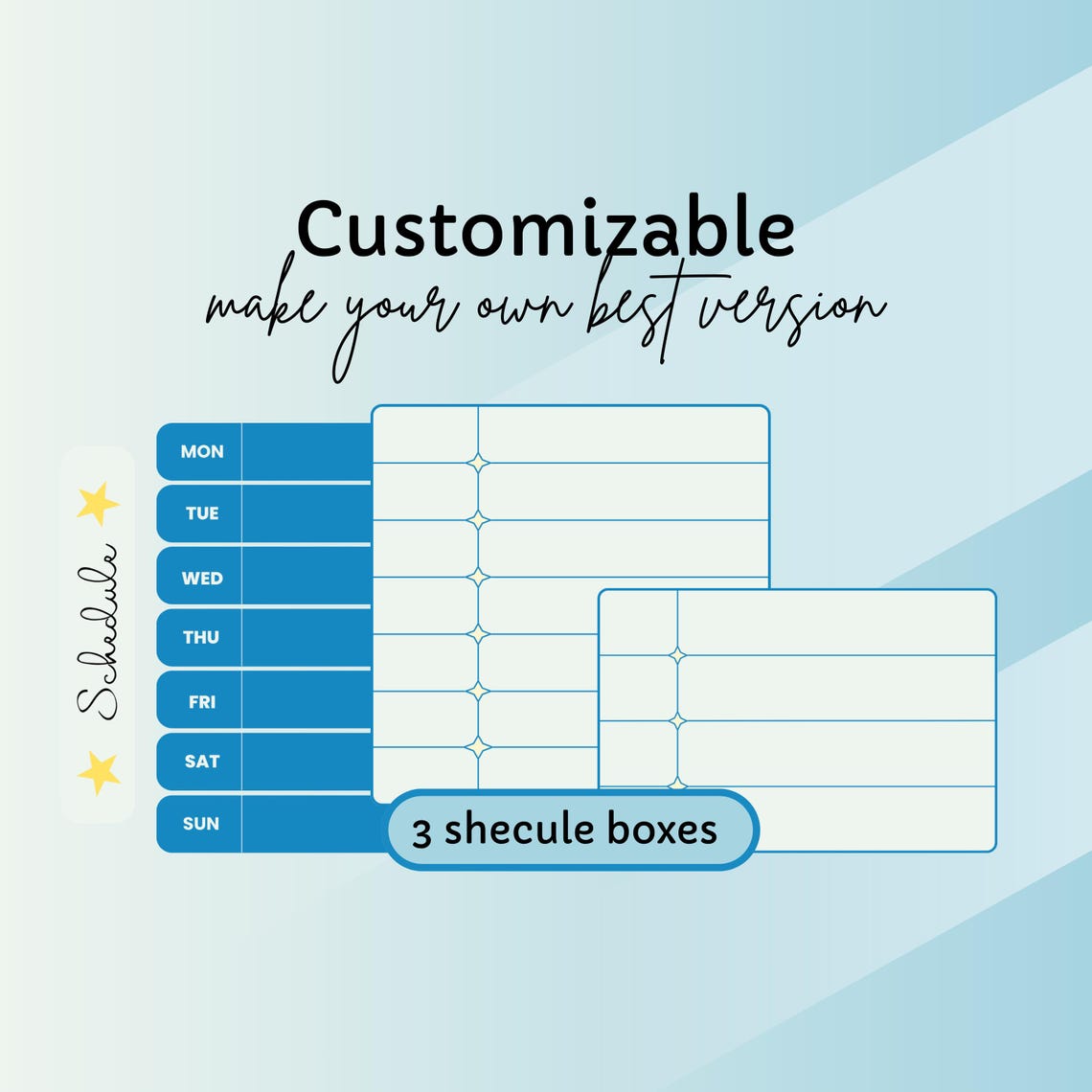 Stream Schedule, Vtuber Schedule, Twitch Schedule, Blue Streaming ...