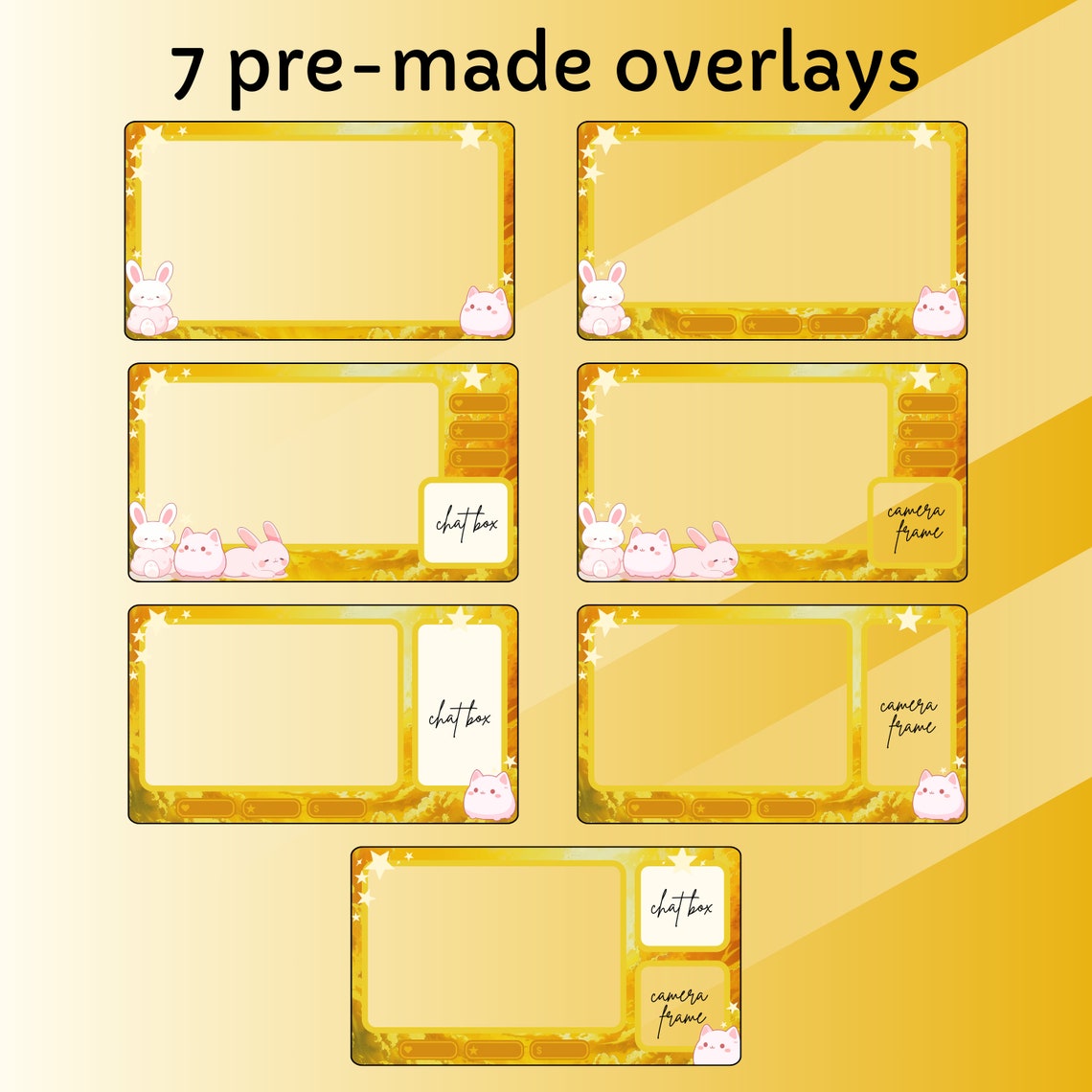 Twitch Overlay Package, Twitch Panels, Twitch Alerts, Twitch Transition ...